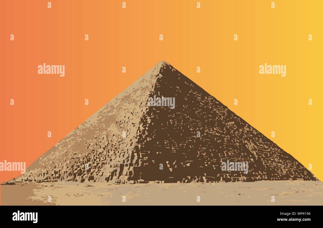 Great pyramid of giza illustration hi-res stock photography and images ...
