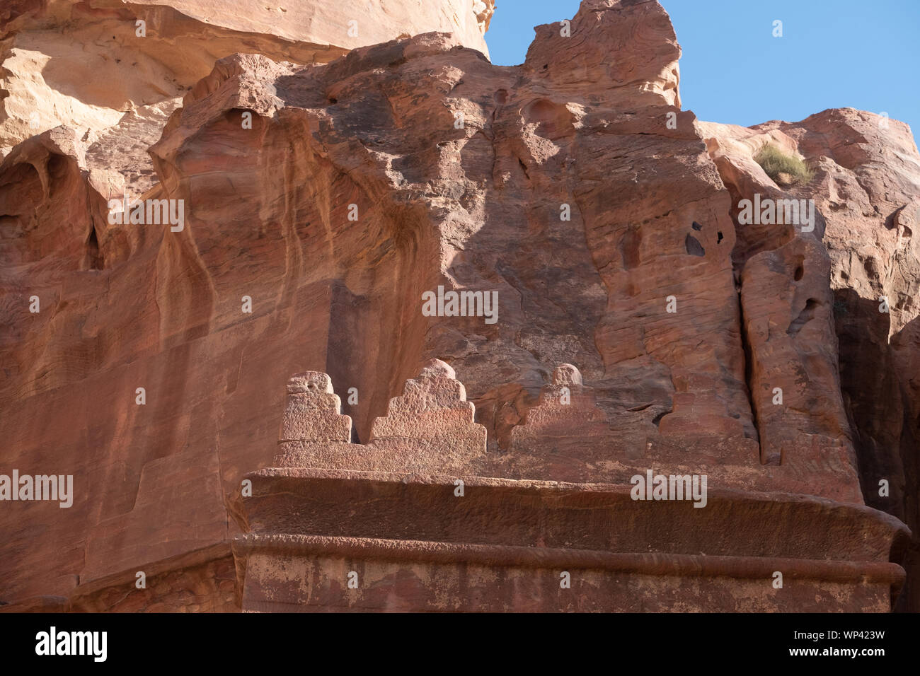 Ruins of Petra, World's UNESCO Heritage, Jordan Stock Photo - Alamy