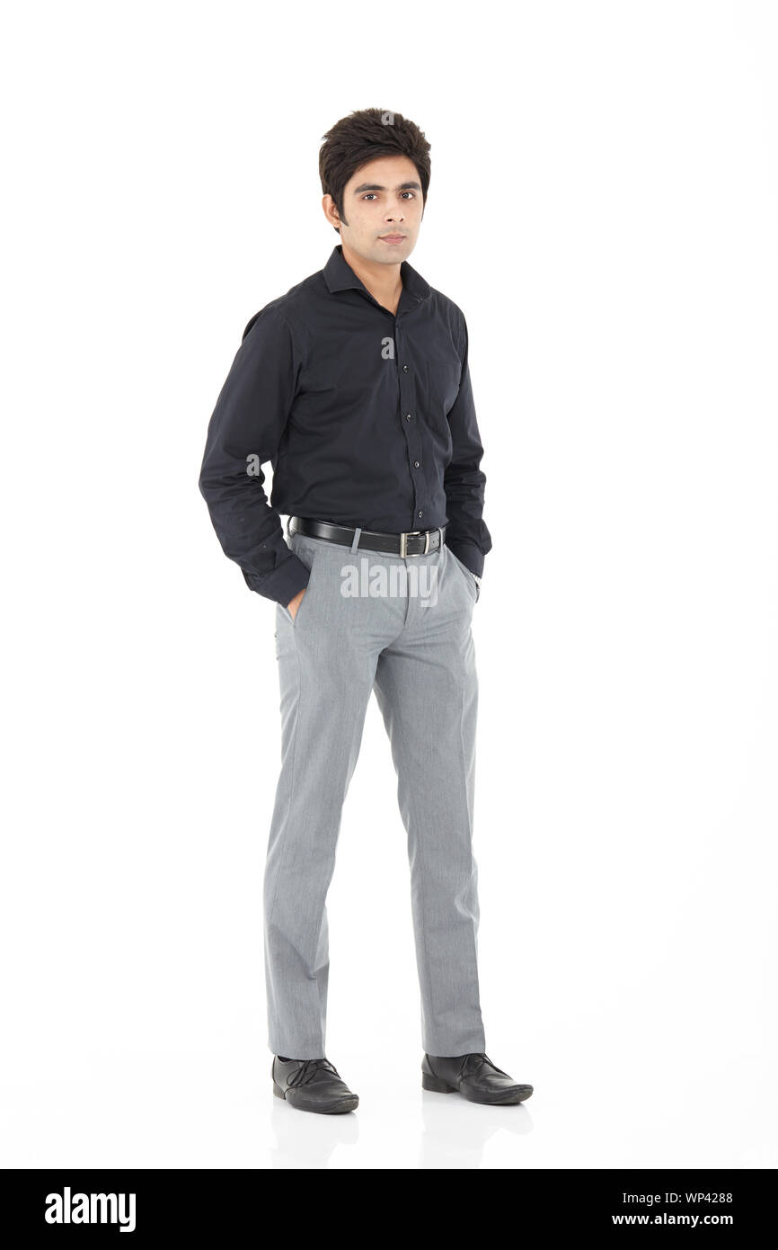 Hands in the pockets of pants hi-res stock photography and images - Alamy
