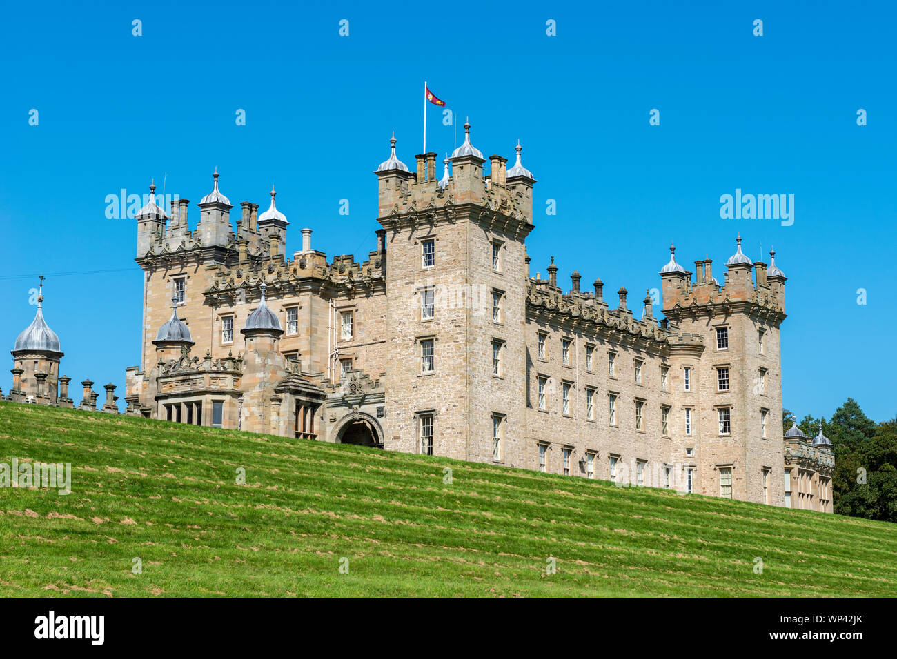 Floors Castle near Kelso, Scottish Borders, Scotland, UK Stock Photo ...