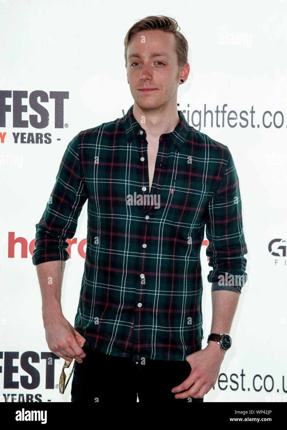 Josh Lobo at the screening of I trapped The Devil, at Fright Fest ...