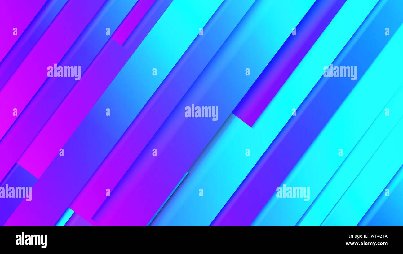 abstract geometric background line with color gradient blue and pink ...