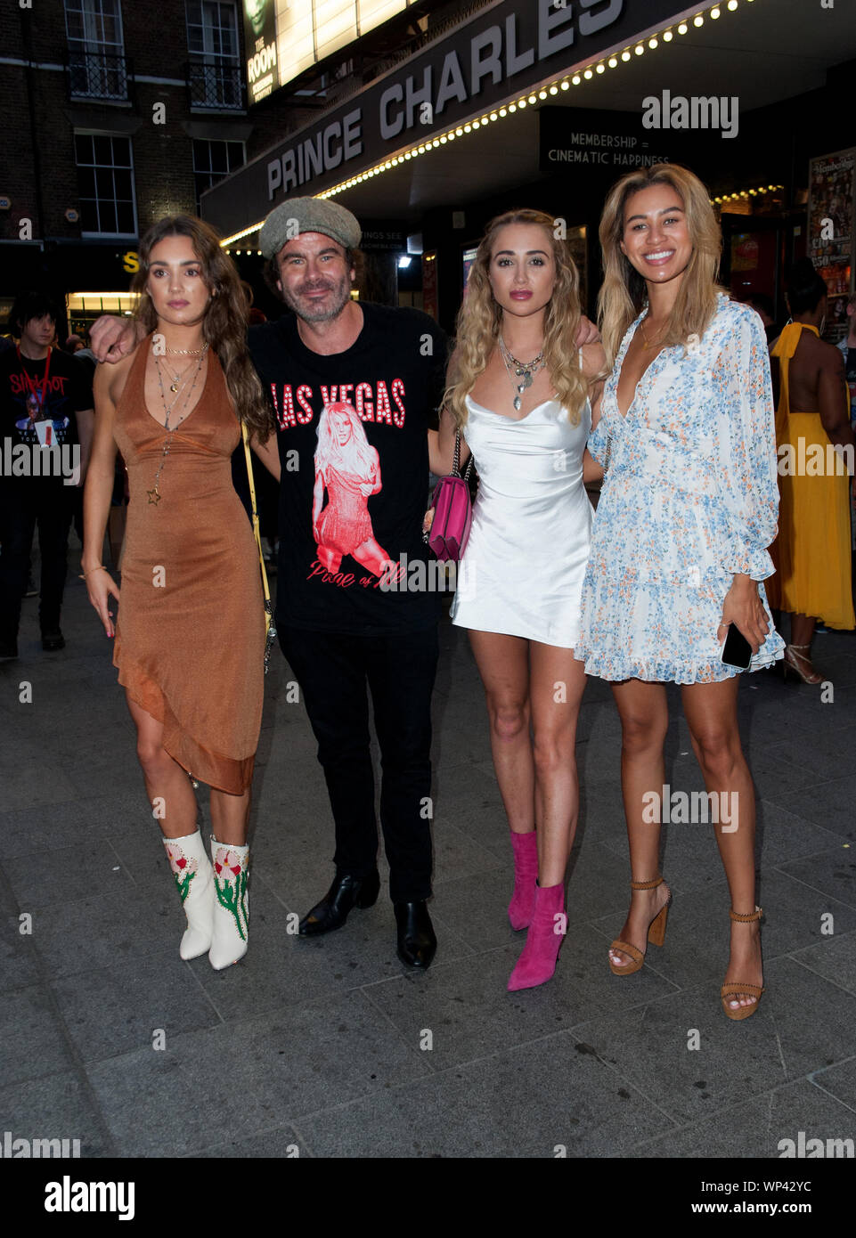 Montana Brown, Mickey Gooch, Georgia Harrison, Seen arriving for the ...