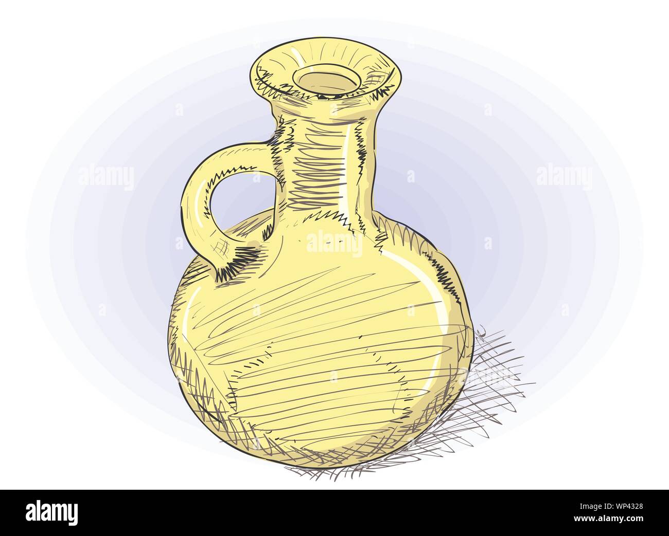 Carafe - vector rough illustration Stock Vector Image & Art - Alamy