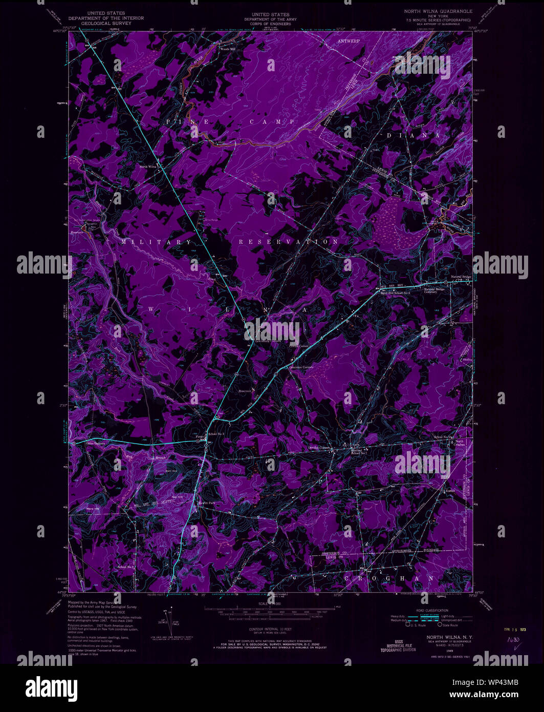 Wilna map hi-res stock photography and images - Alamy