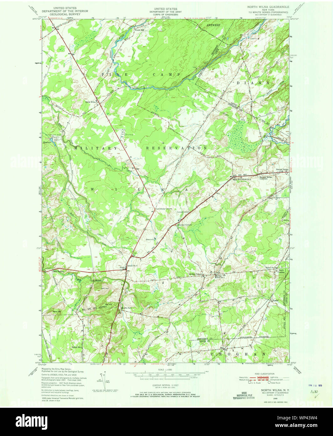 Wilna map hi-res stock photography and images - Alamy