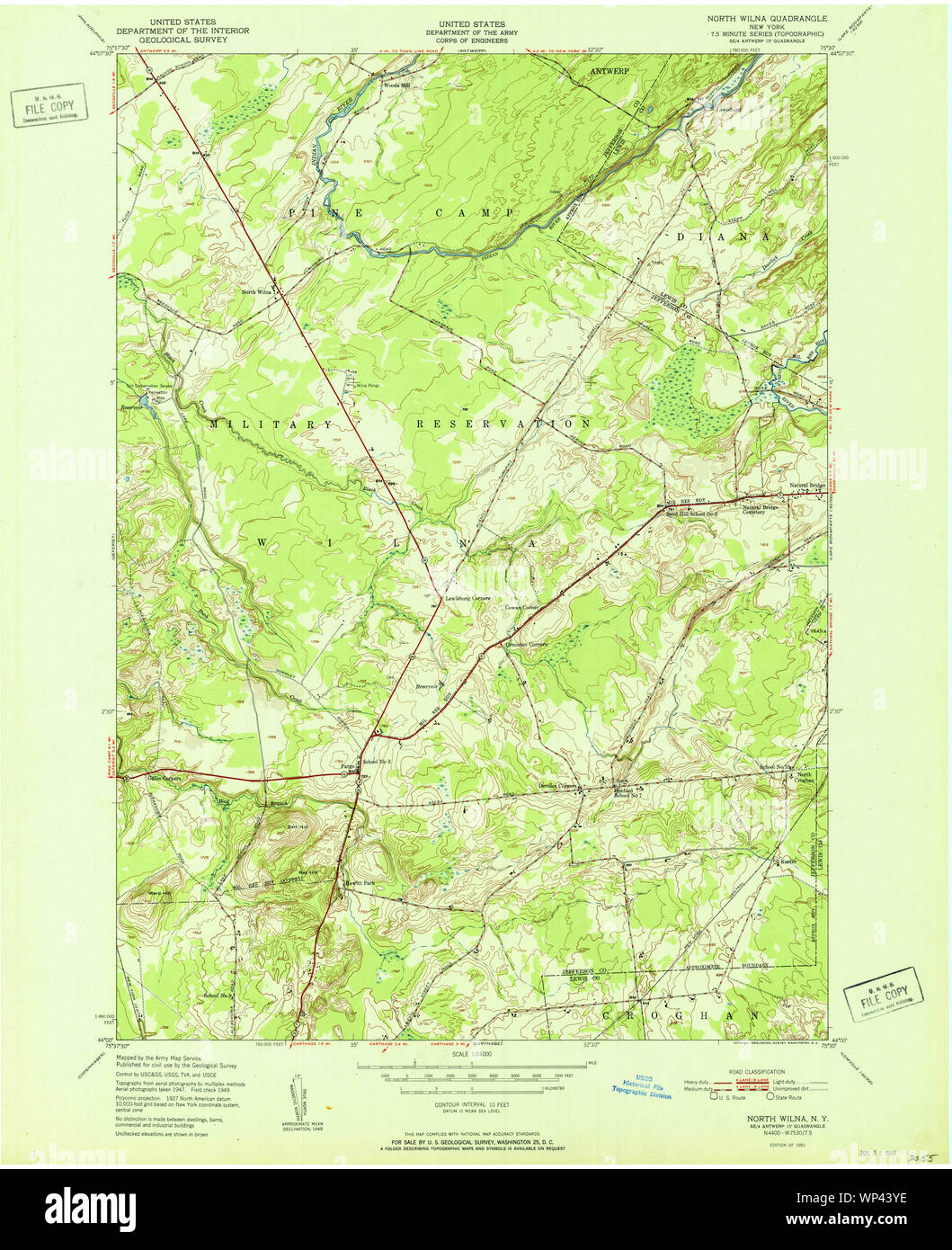 Wilna map hi-res stock photography and images - Alamy