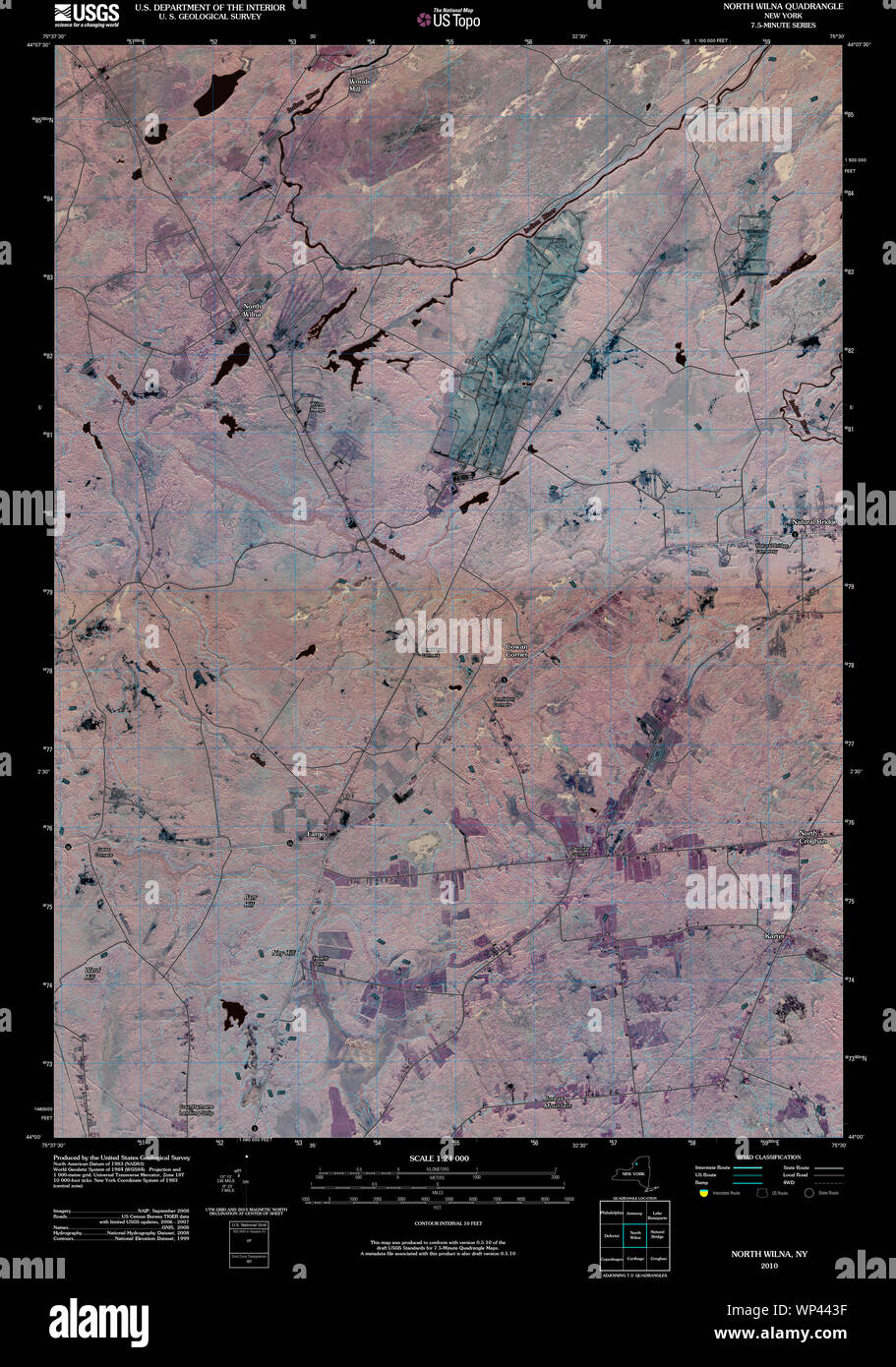 Wilna map hi-res stock photography and images - Alamy