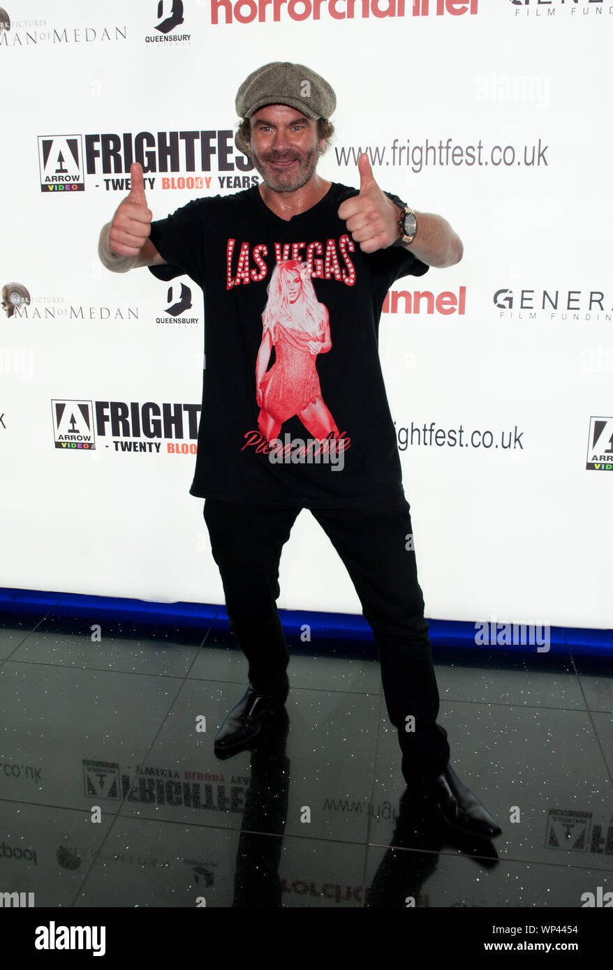 Mickey Gooch, Seen arriving for the film I trapped The Devil, at Fright ...