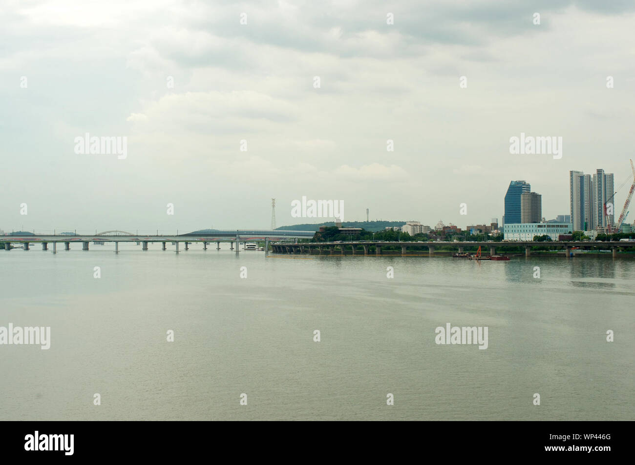 Hangang river in Seoul in summer in South Korea Stock Photo - Alamy
