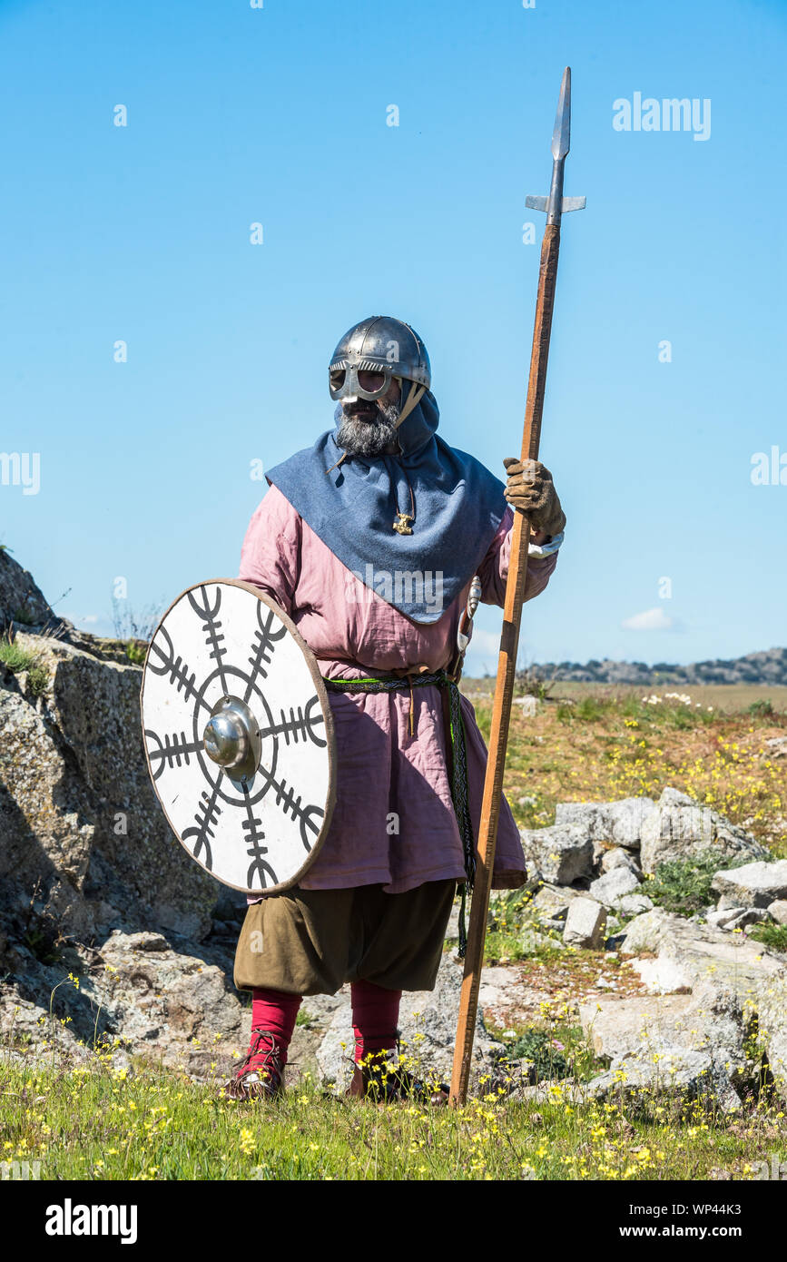 Viking attack woman hi-res stock photography and images - Alamy