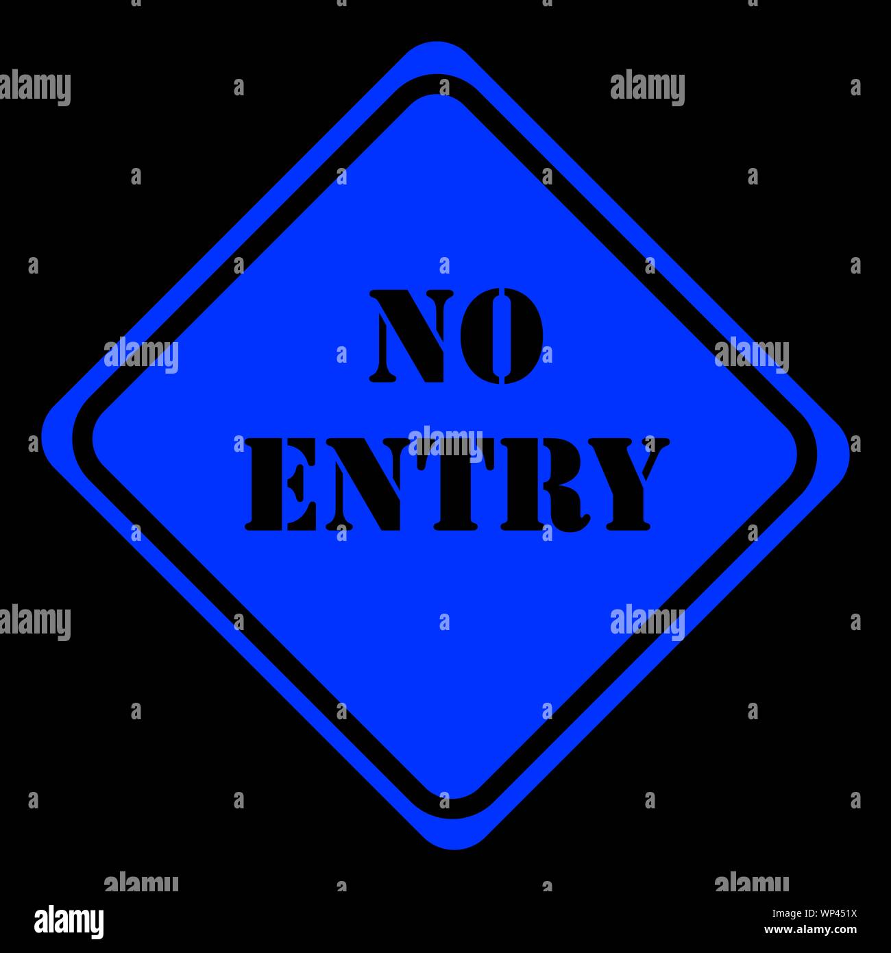 Stop traffic no entry Cut Out Stock Images & Pictures - Alamy