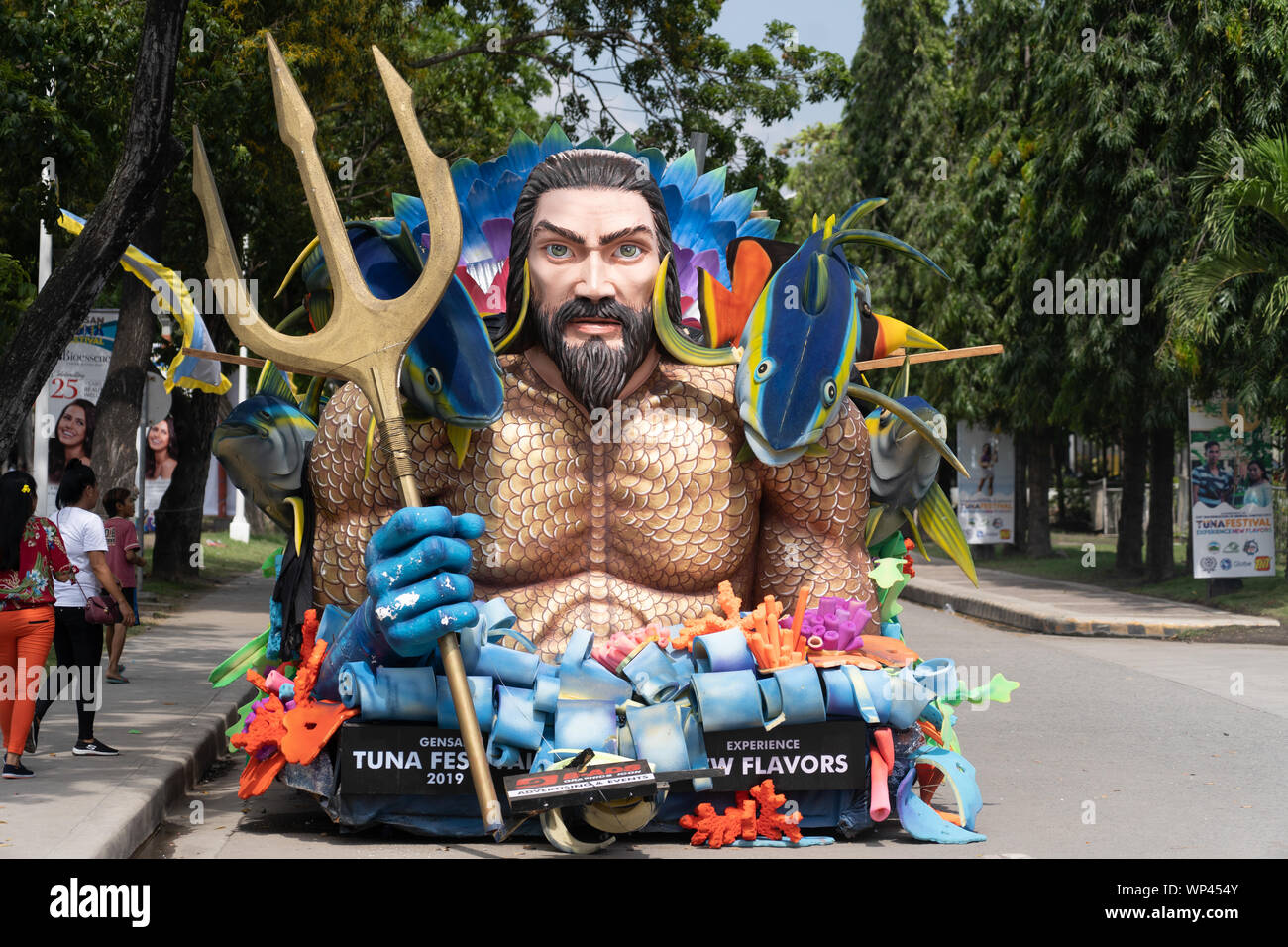 A float created for the annual Tuna Festival held in General Santos ...