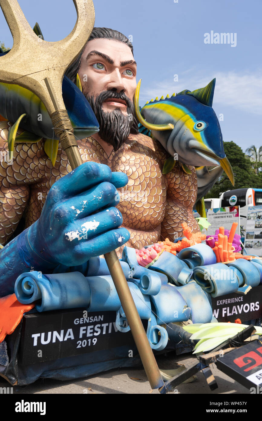 A float created for the annual Tuna Festival held in General Santos ...