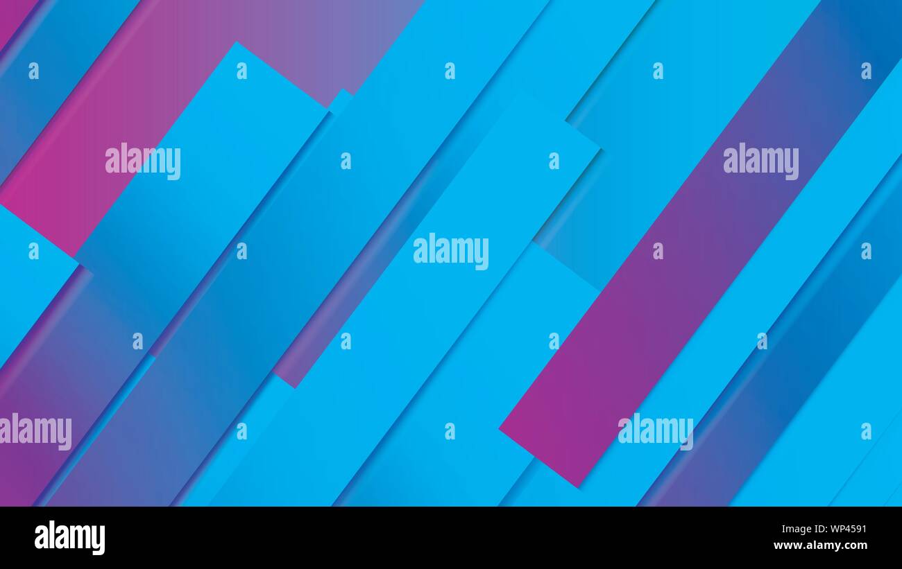 abstract geometric background line with color gradient blue and pink ...