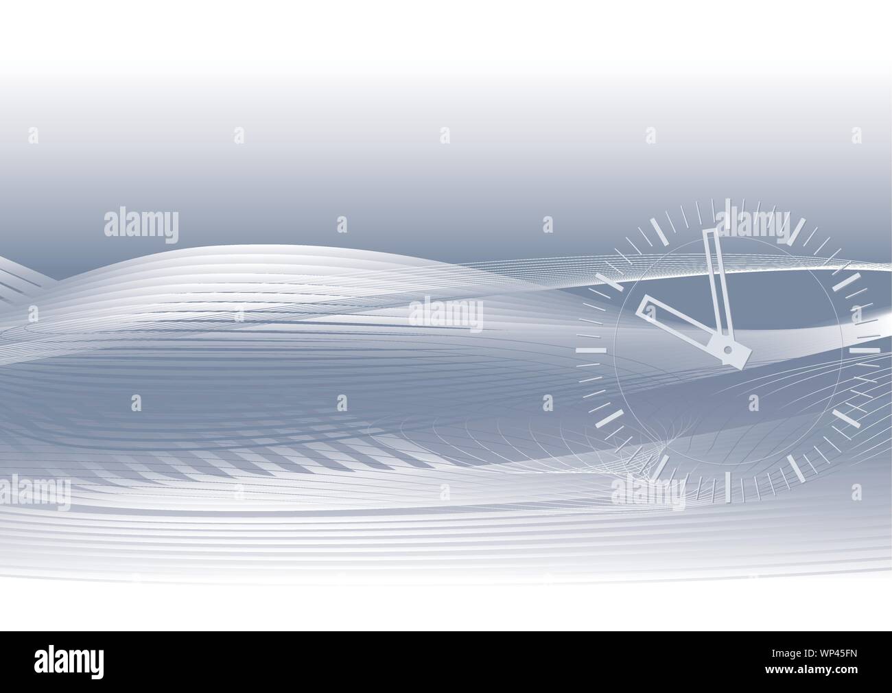 Abstract blue vector background - time Stock Vector Image & Art - Alamy