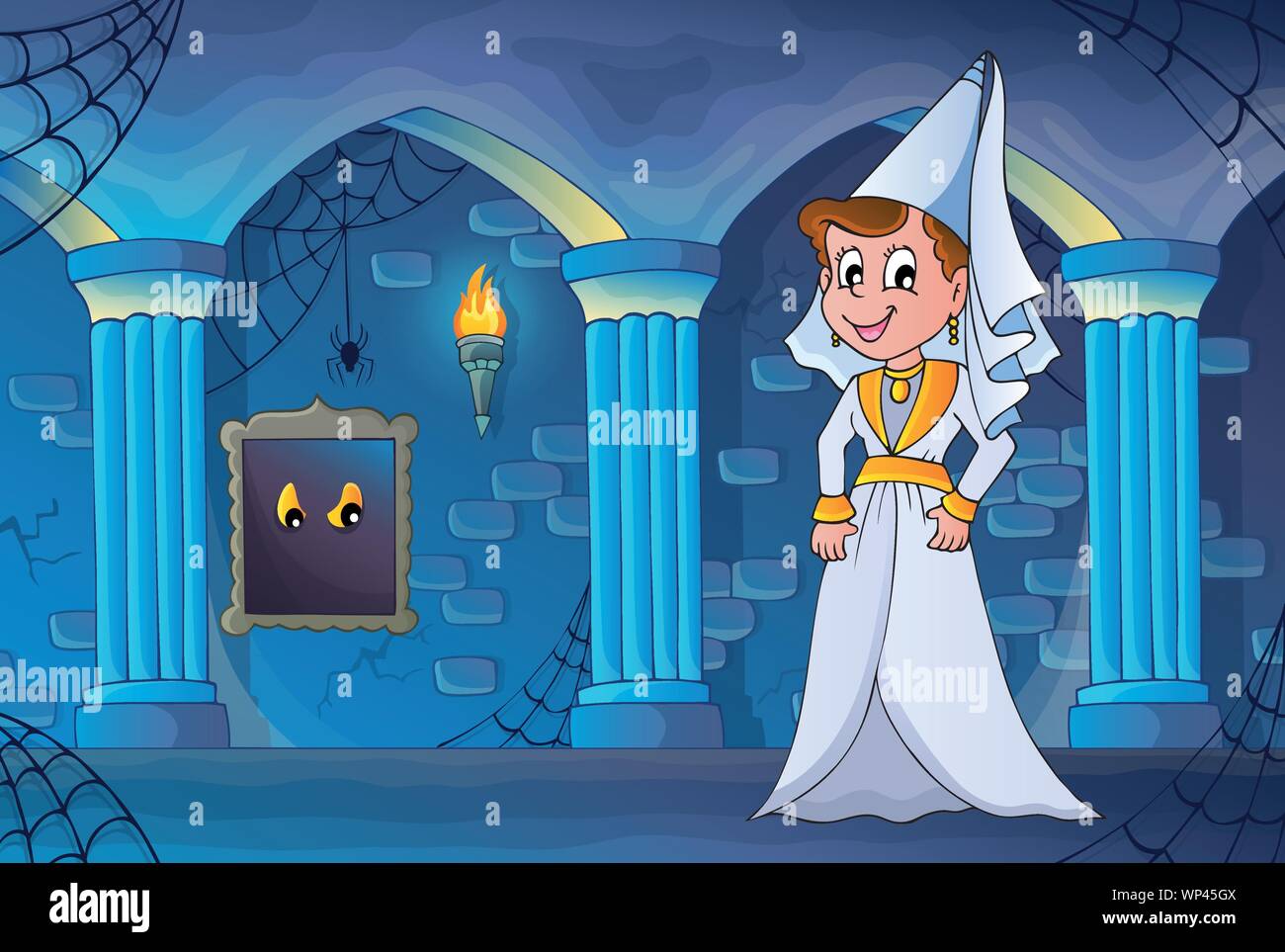 Medieval lady of the castle hi-res stock photography and images - Alamy