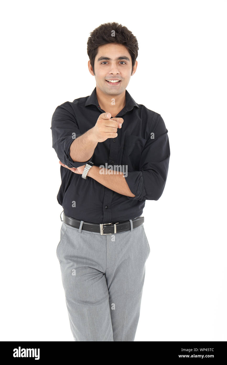 Finger pointing towards camera hi-res stock photography and images - Alamy