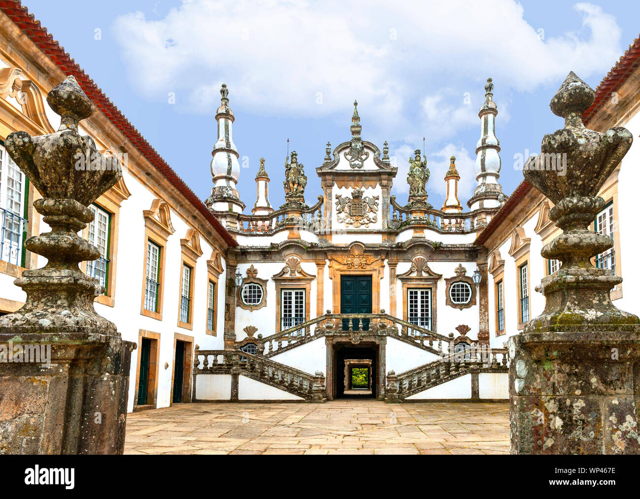 Visiting Mateus palace in Vila Real, Portugal Stock Photo - Alamy