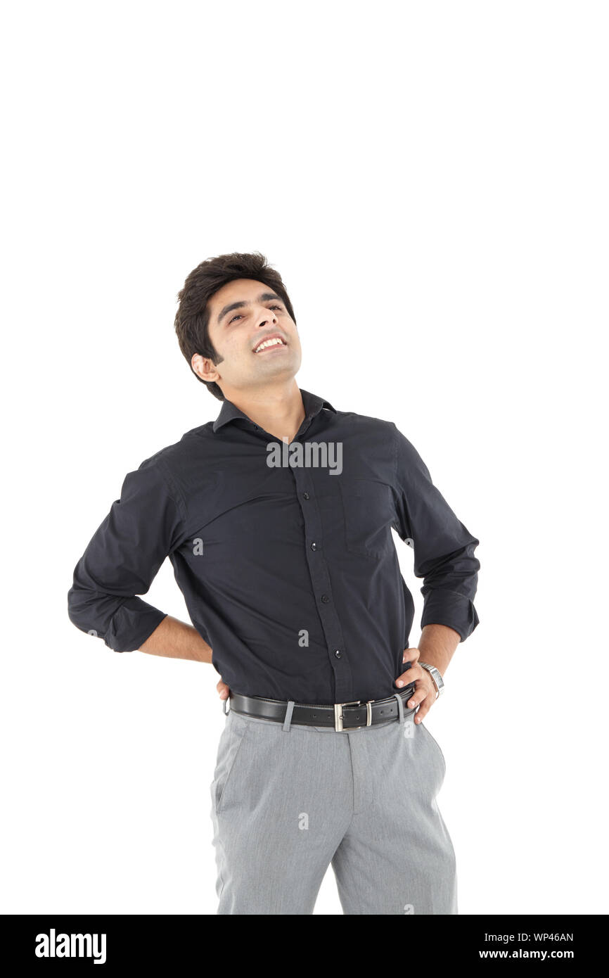 Man suffering from lower back pain Stock Photo - Alamy