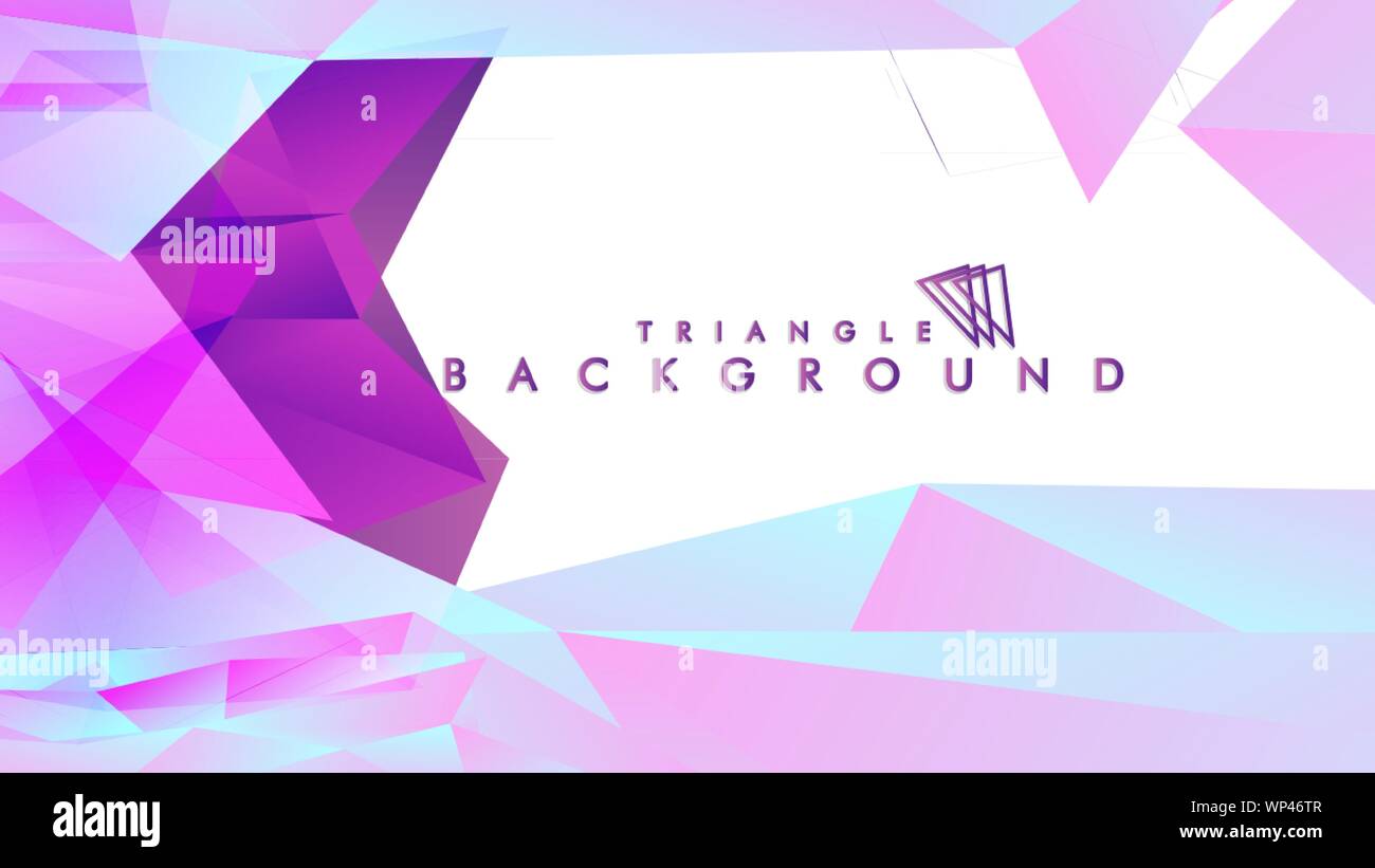 Abstract vector triangle background with colorful gradient. Vector EPS 10. Vector illustration ...