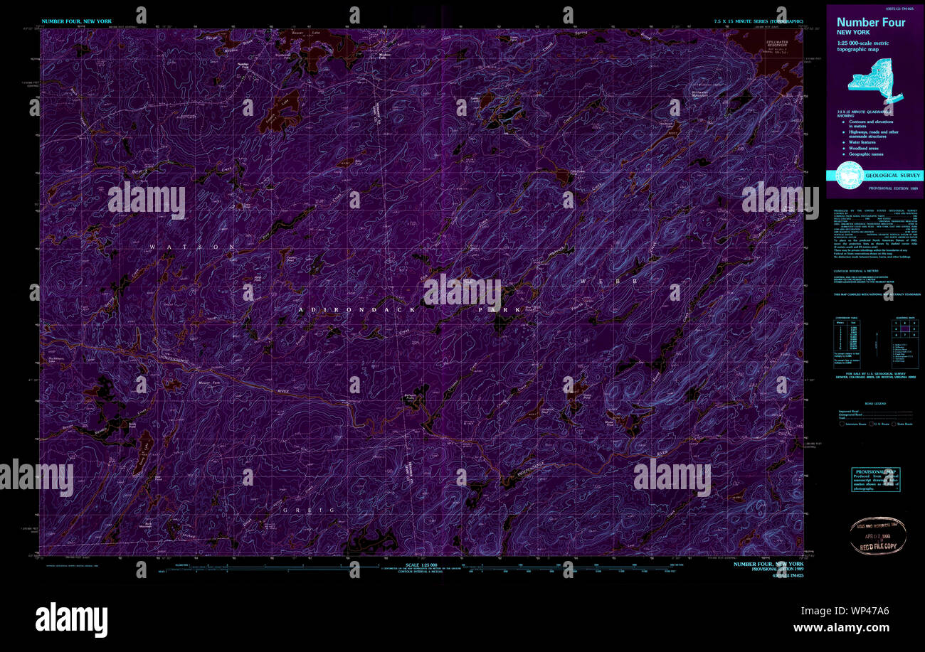 New York NY Number Four 137472 1989 25000 Inverted Restoration Stock ...