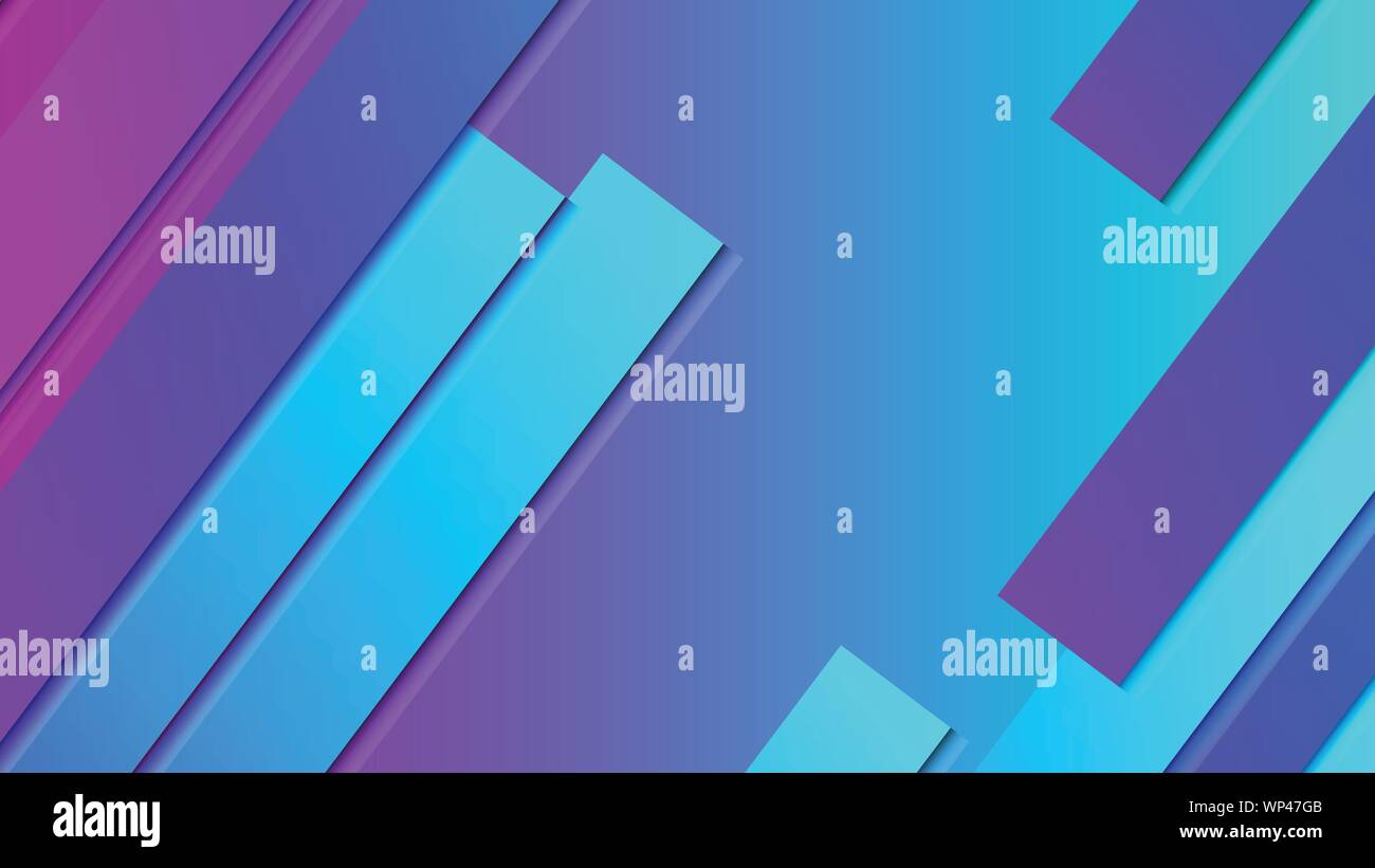 abstract geometric background line with color gradient blue and pink ...