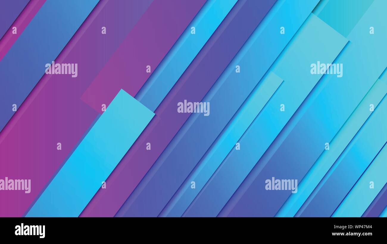 abstract geometric background line with color gradient blue and pink ...