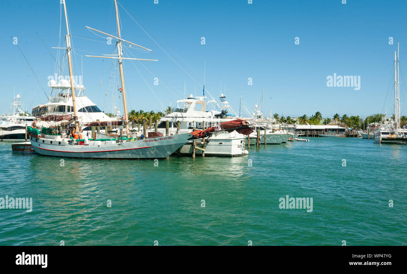 Colorful sailboats key west florida hi-res stock photography and images ...