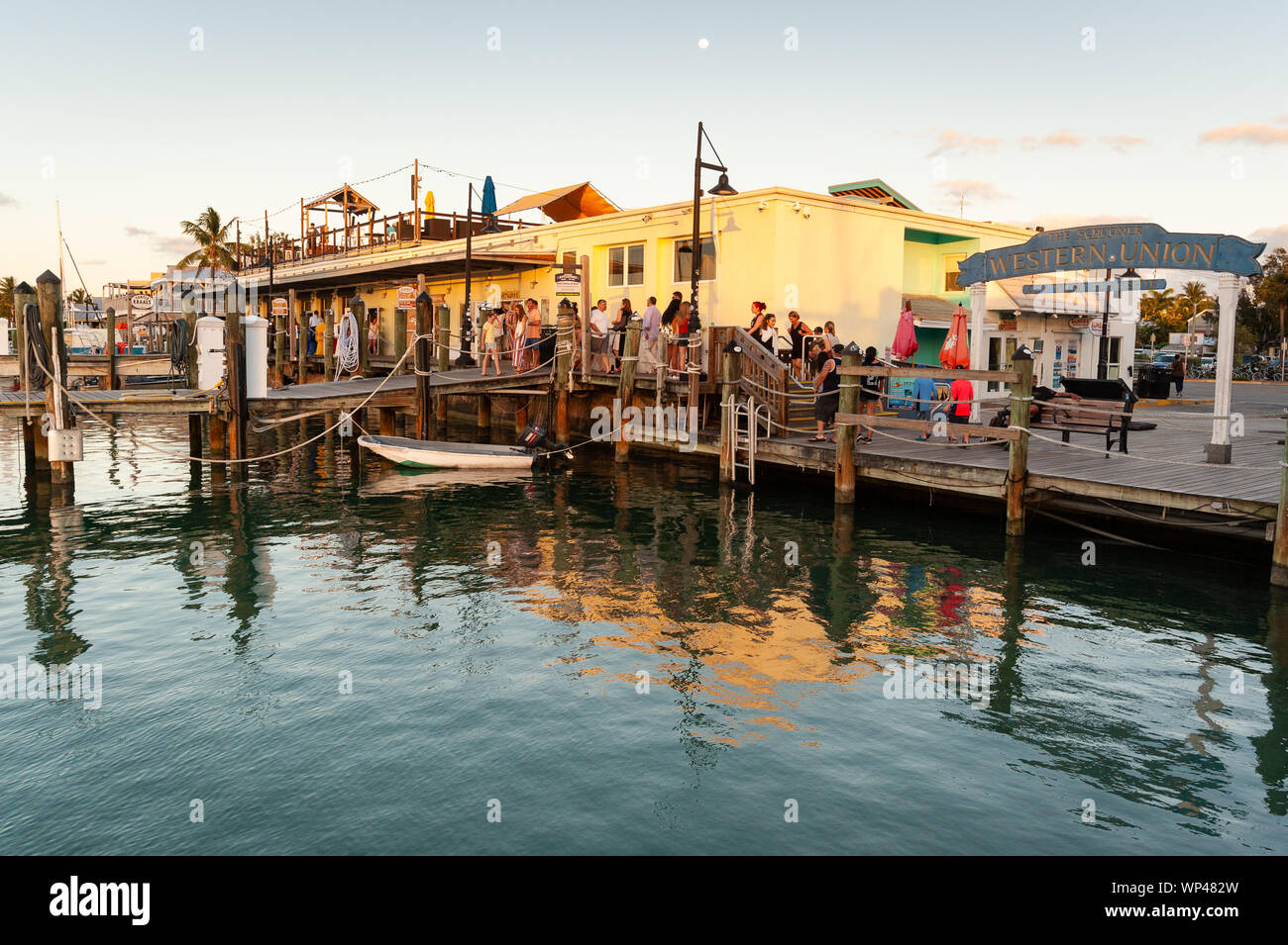 Key West pier, Key West, FL, USA Stock Photo - Alamy