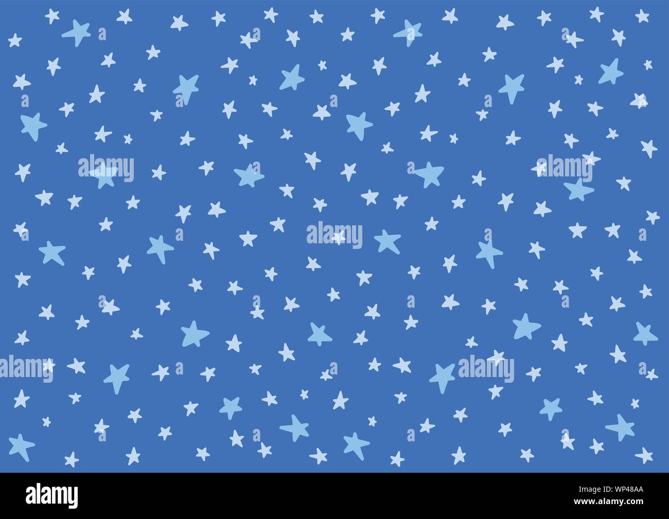 Star night pattern template baby children kids Stock Vector Image & Art ...