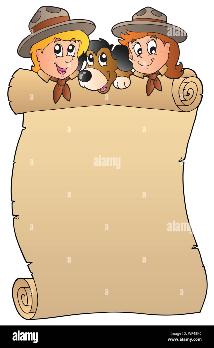 Children boy scouts Cut Out Stock Images & Pictures - Alamy