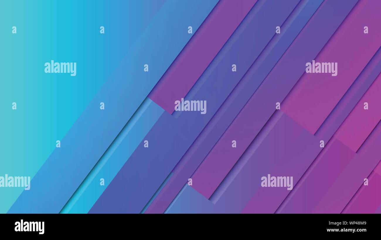 abstract geometric background line with color gradient blue and pink ...