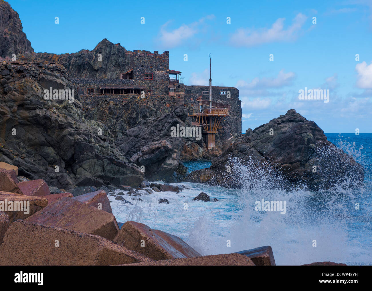 Castillo del Mar a renovated medieval castle on La Gomera, Canary ...