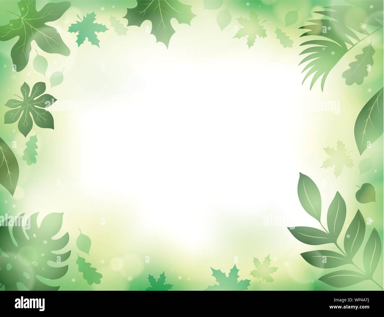 Leaves theme background 2 Stock Vector Image & Art - Alamy
