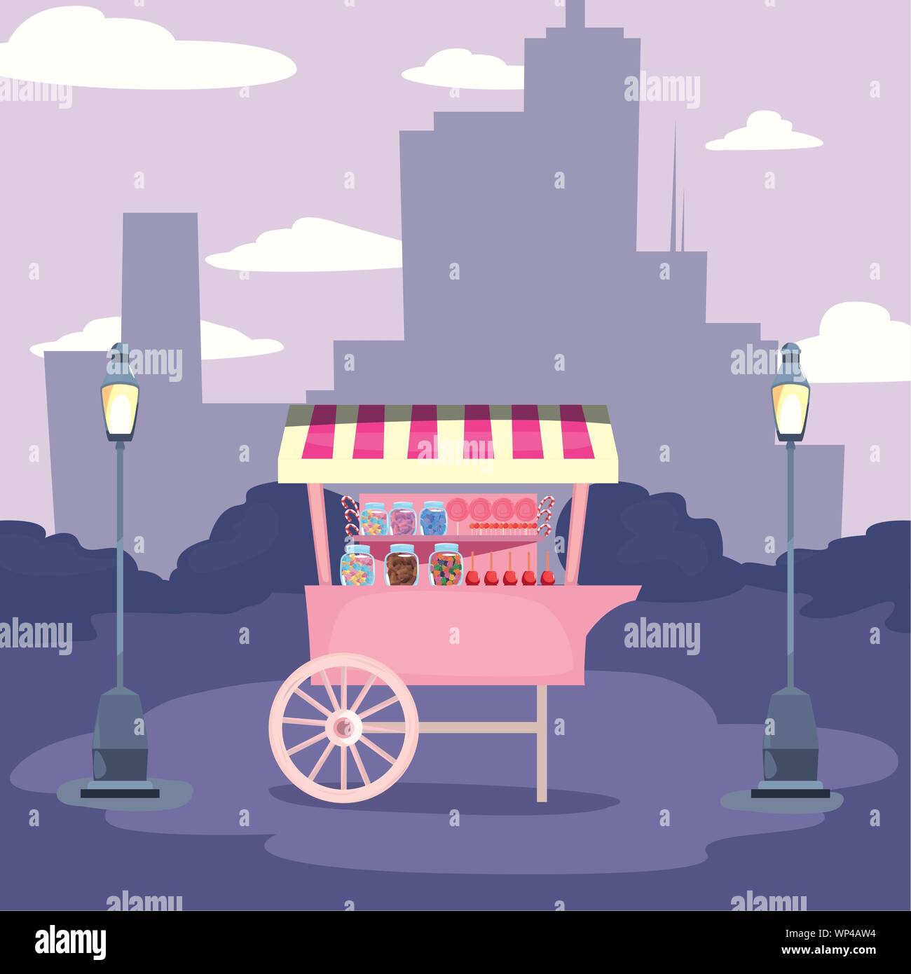 Sundae town Stock Vector Images - Alamy