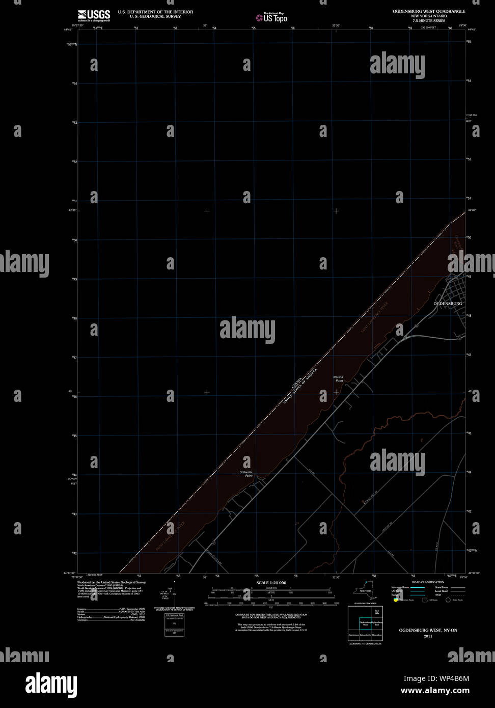 New York NY Ogdensburg West 20110510 TM Inverted Restoration Stock ...