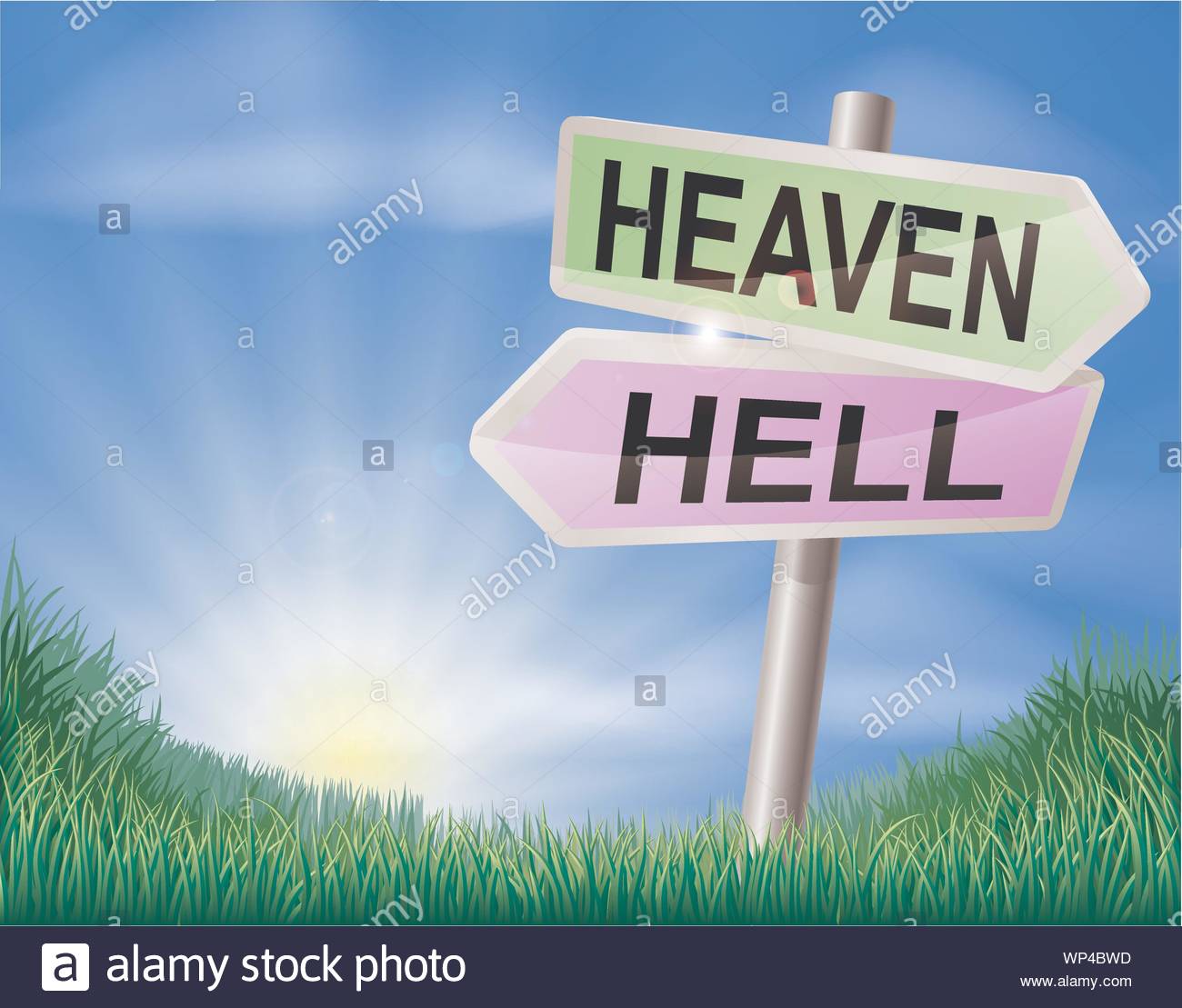 Heaven Hell Road High Resolution Stock Photography and Images - Alamy