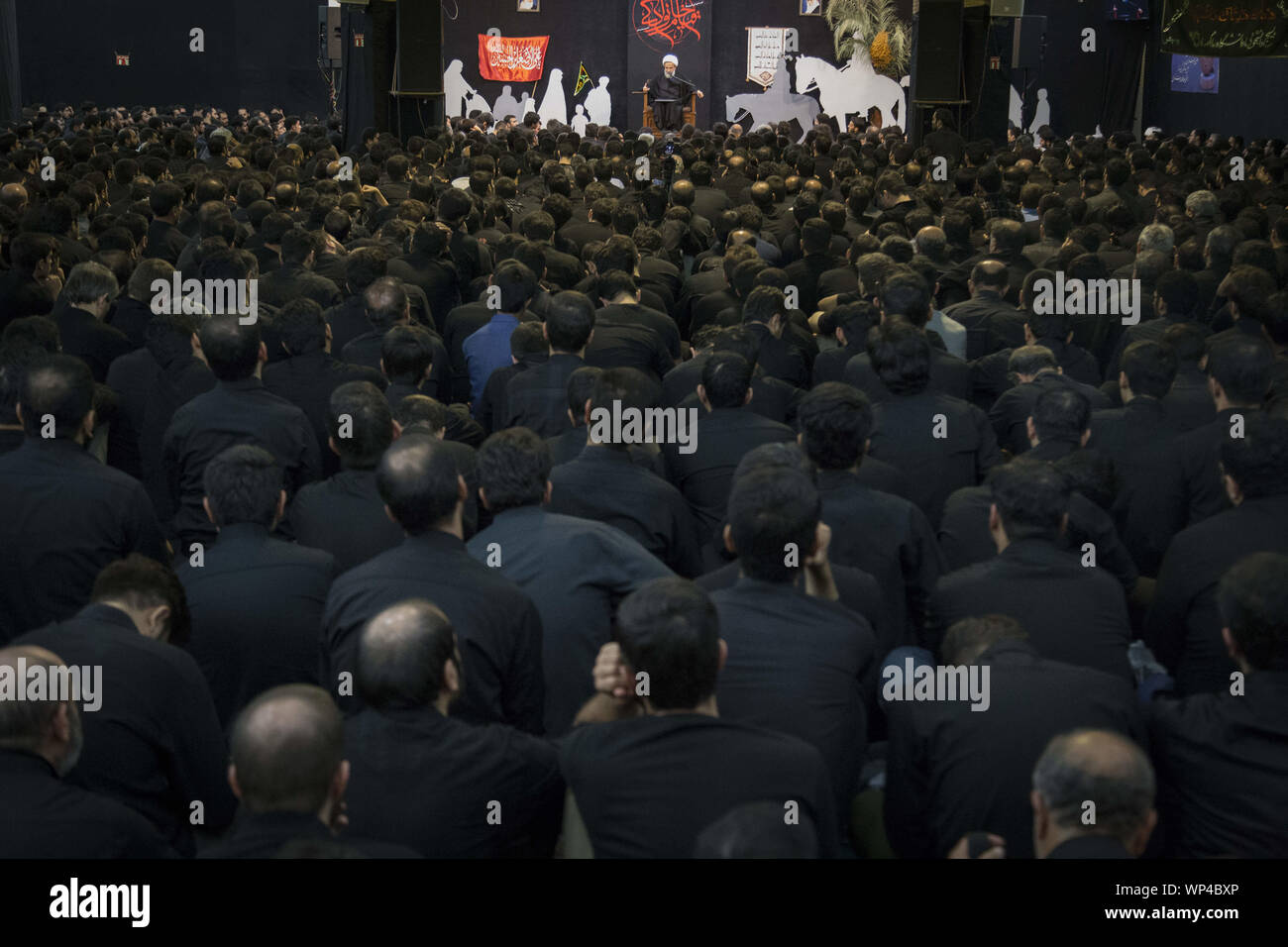 Tehran, Tehran, IRAN. 6th Sep, 2019. Iranian Shia Muslims mourn during ...