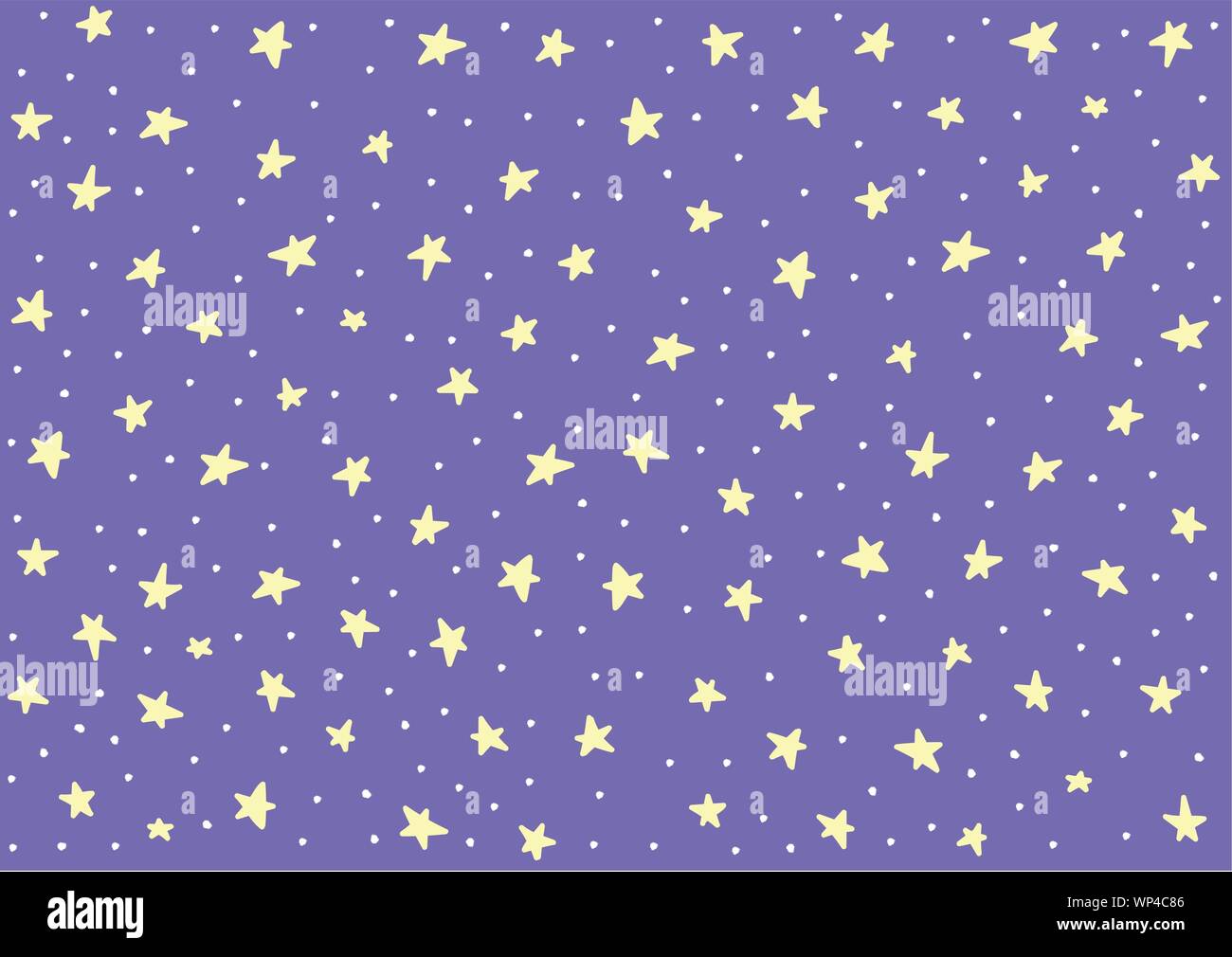 Star night pattern template baby children kids Stock Vector Image & Art ...