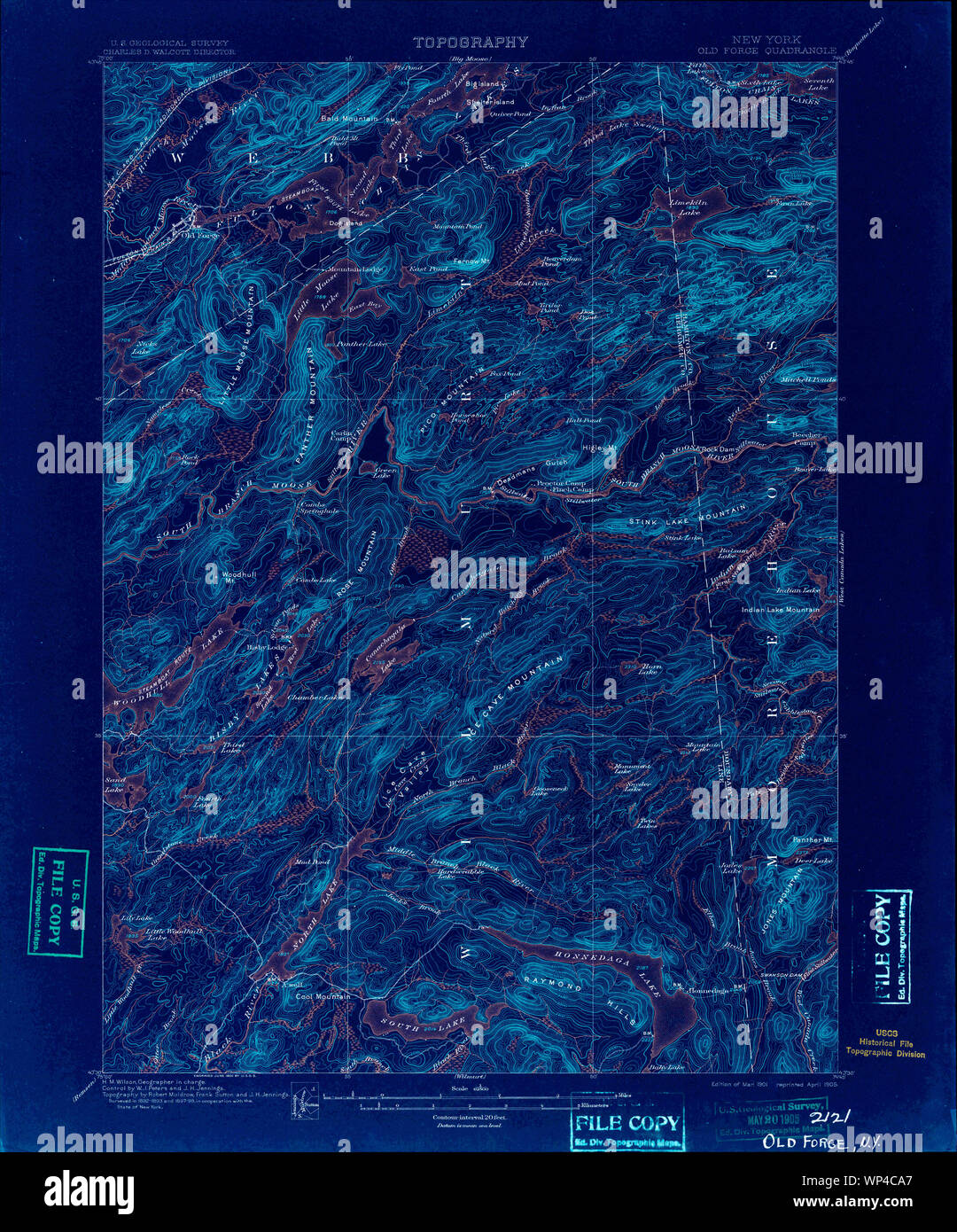 Map of old forge new york hi-res stock photography and images - Alamy