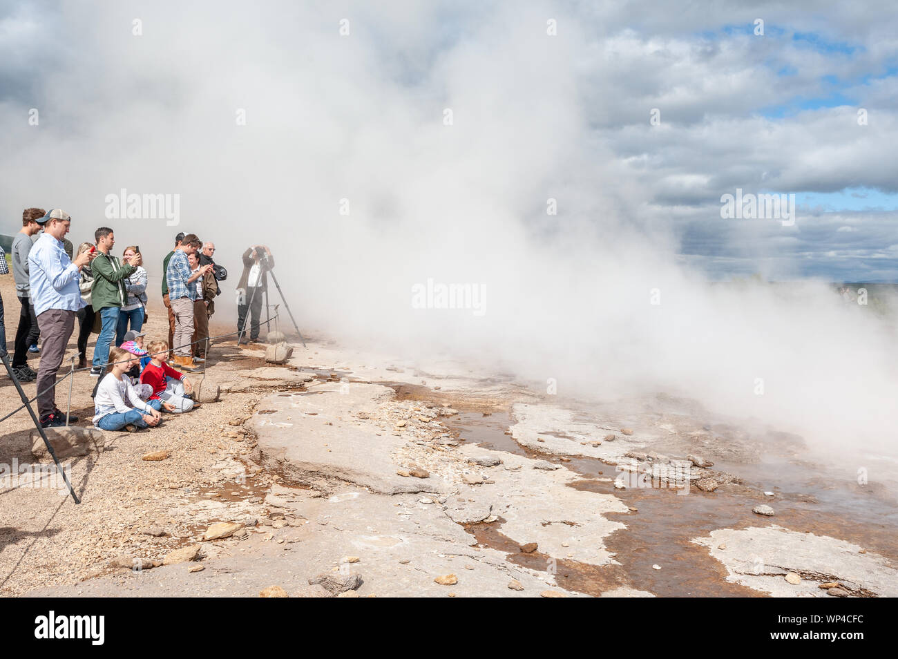 Strokkur geothermal area hi-res stock photography and images - Alamy