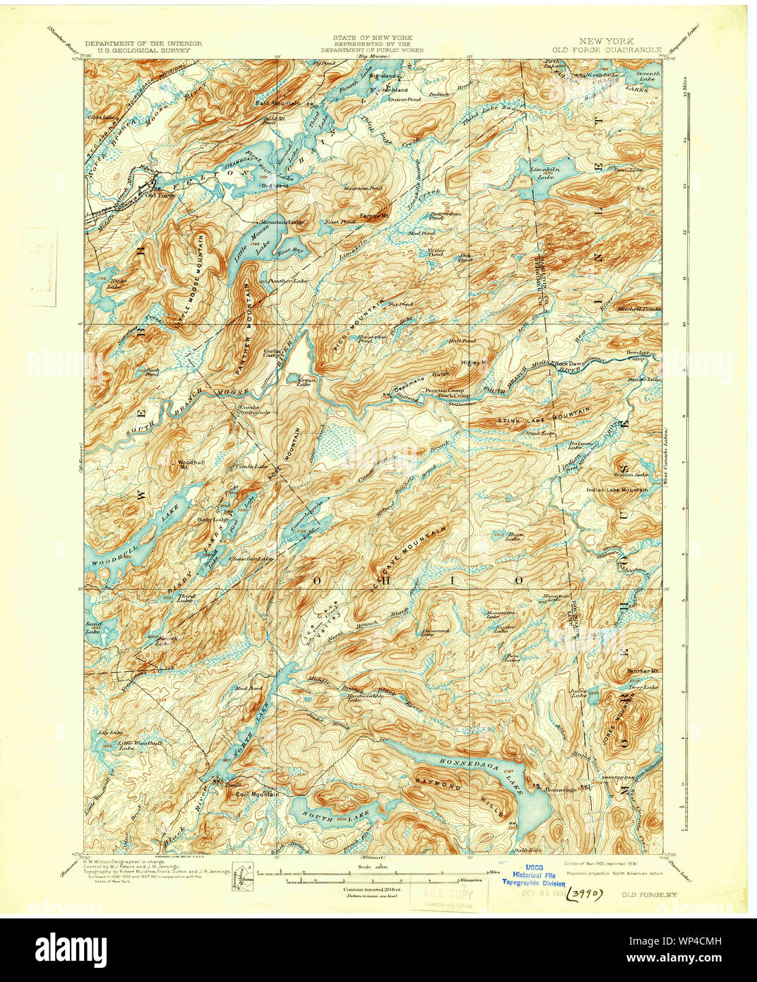 Map of old forge new york hi-res stock photography and images - Alamy