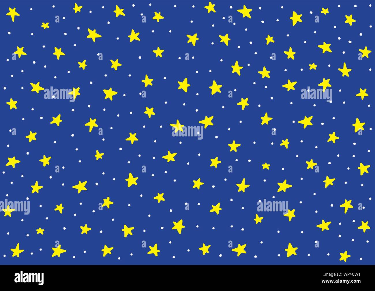 Star night pattern template baby children kids Stock Vector Image & Art ...