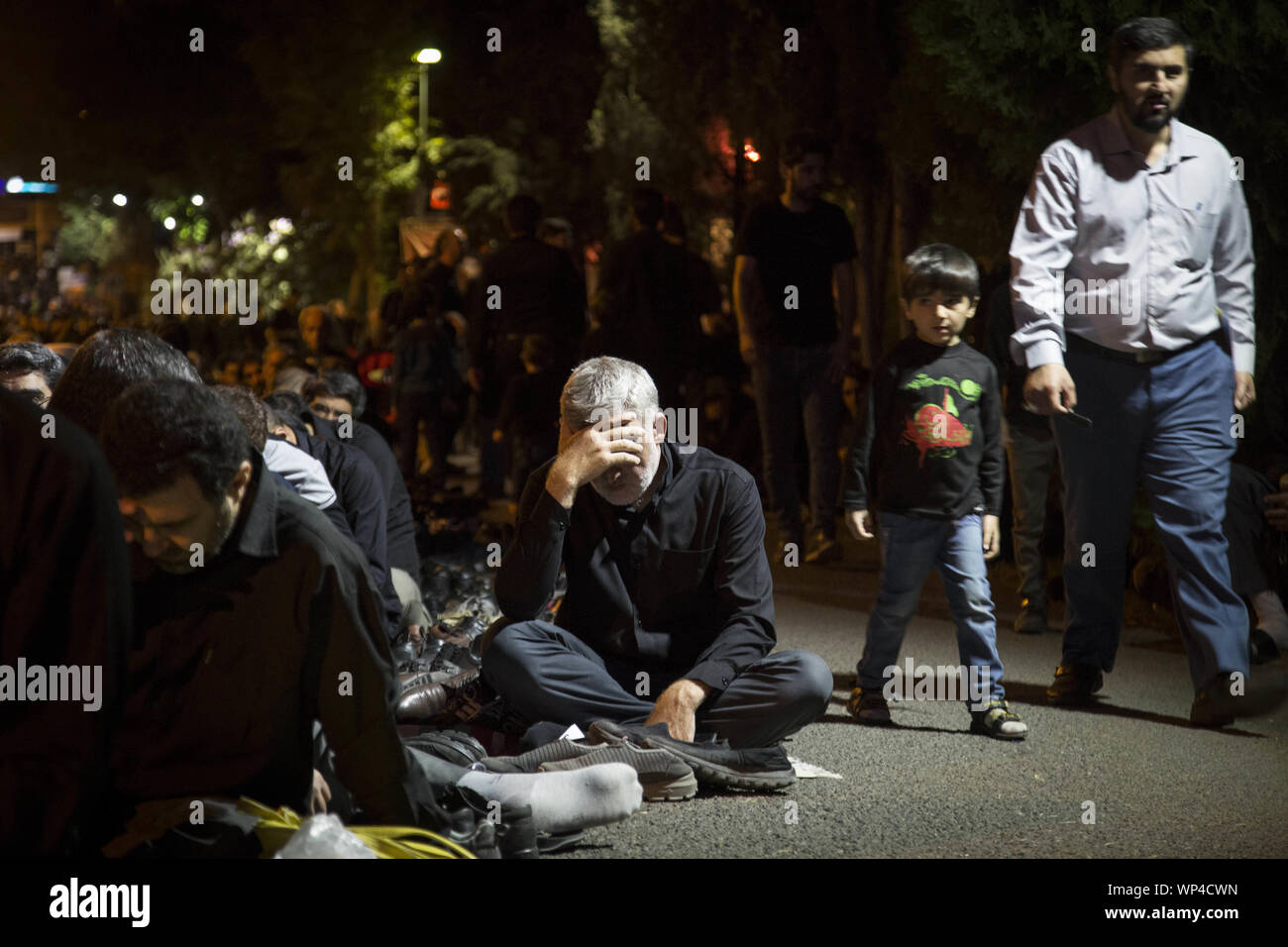 Tehran, Tehran, IRAN. 6th Sep, 2019. Iranian Shia Muslims mourn during ...