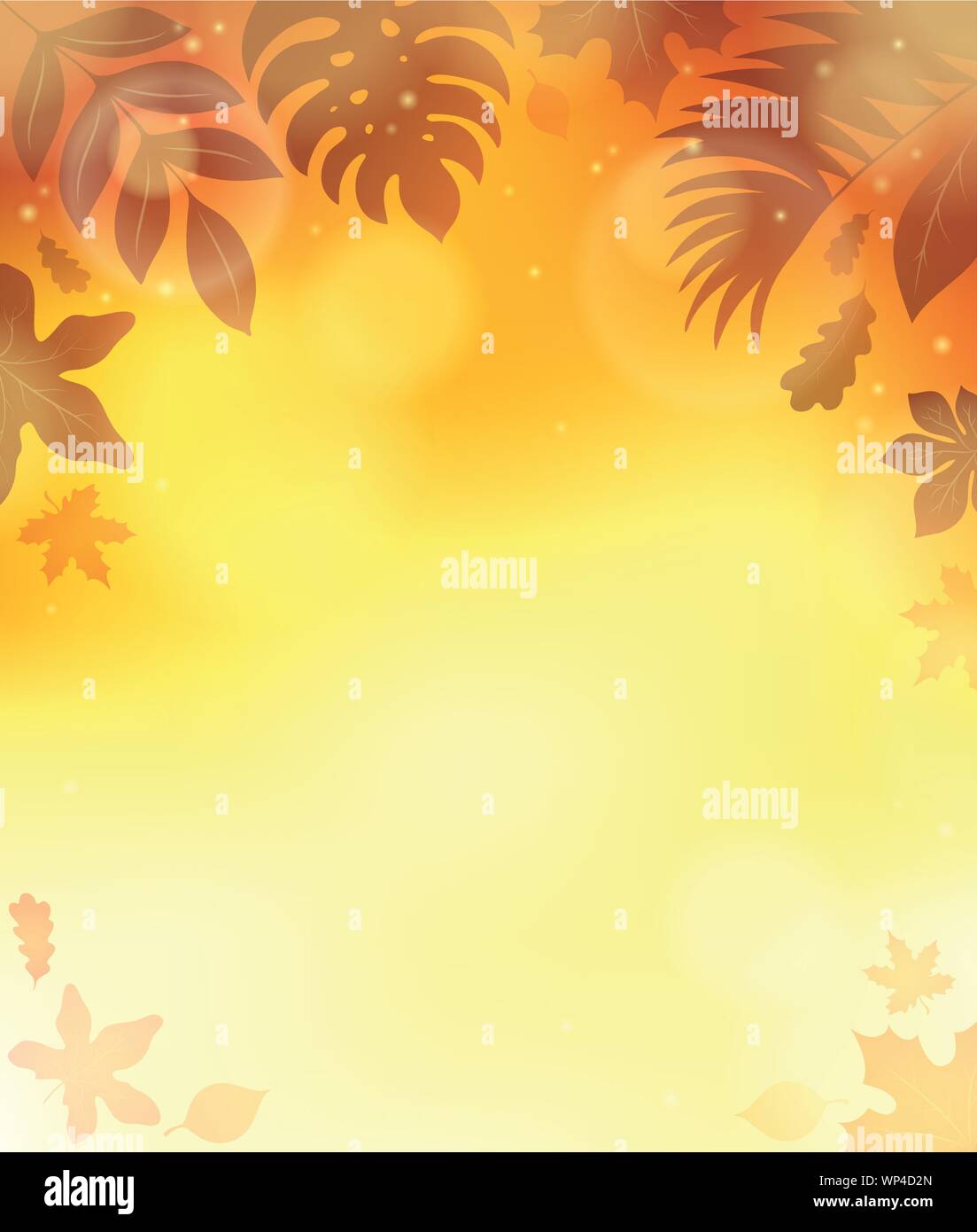 Leaves foliage nature style conceptual Stock Vector Images - Alamy