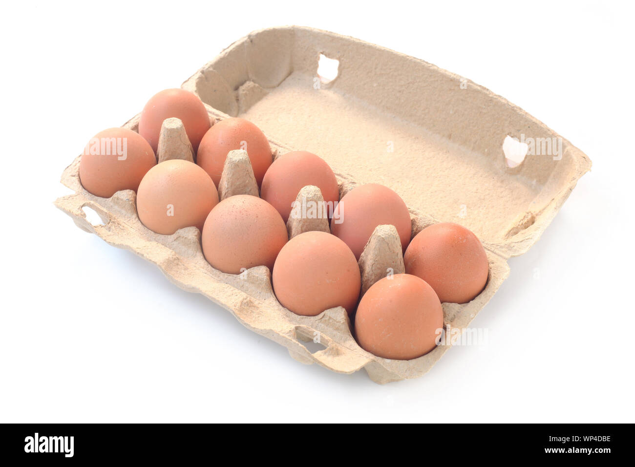 Ten eggs package Cut Out Stock Images & Pictures - Alamy