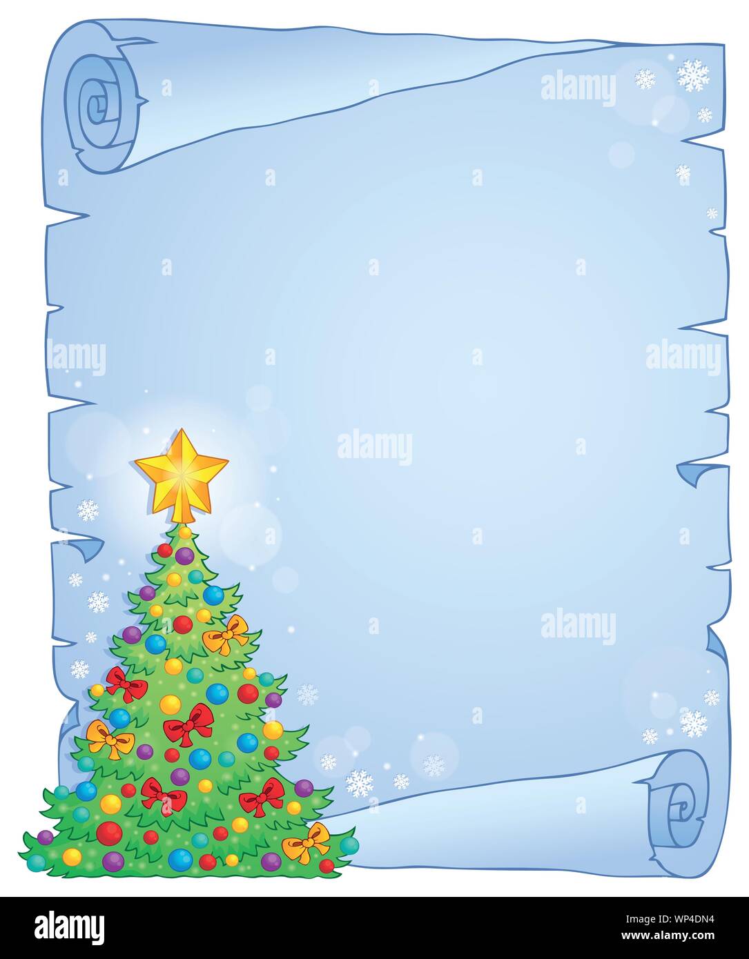 Christmas parchment paper scroll hi-res stock photography and images ...