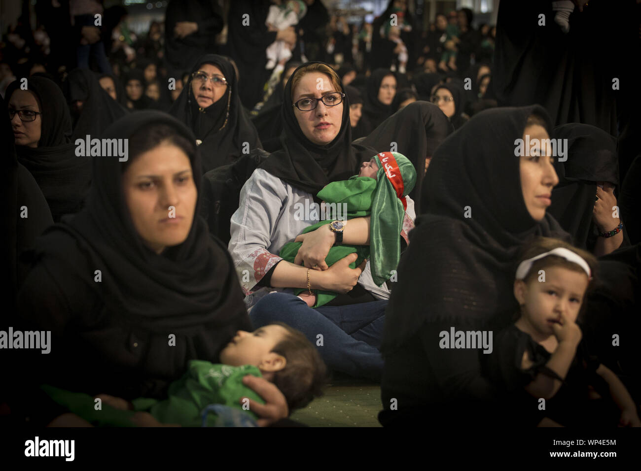 Tehran, Tehran, IRAN. 6th Sep, 2019. Iranian women hold their baby in ...