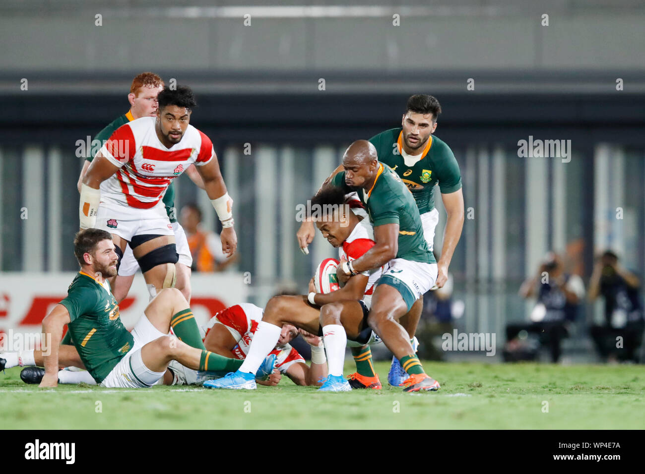 Kumagaya, Saitama, Japan. 6th Sep, 2019. (L to R) Kotaro Matsushima ...